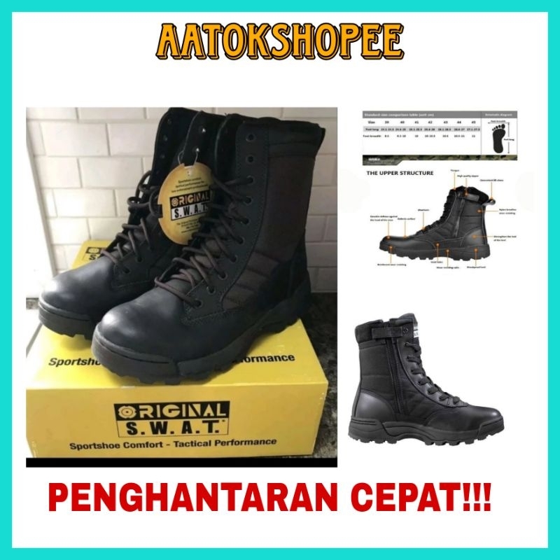 🔥HOT SELLING 🔥 TACTICAL BOOTS KASUT OPERASI COMBAT SWAT ARMY MILITARY ...