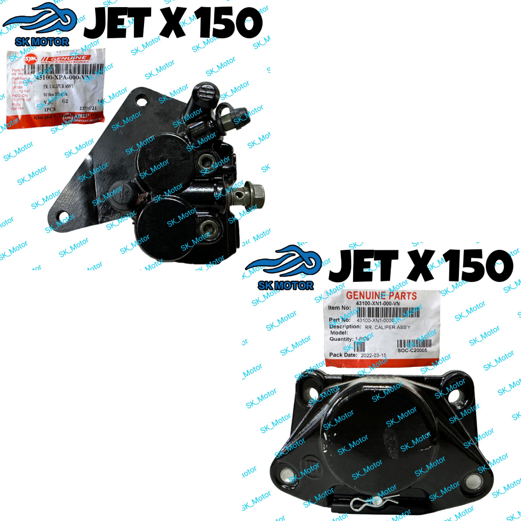 SYM JET X 150 Original Front Rear Caliper Assy / Brake Pump Bawah Depan ...