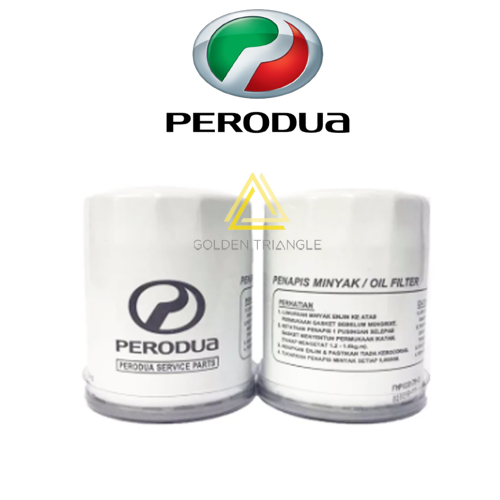 Genuine Perodua Oil Filter - 15601-00R01-000 myvi 2005 -2017, kancil ...