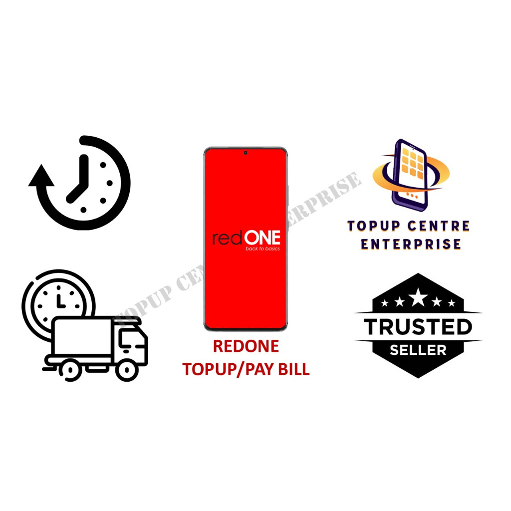 redONE Prepaid Topup/Pay Bill **No Voucher** | Shopee Malaysia
