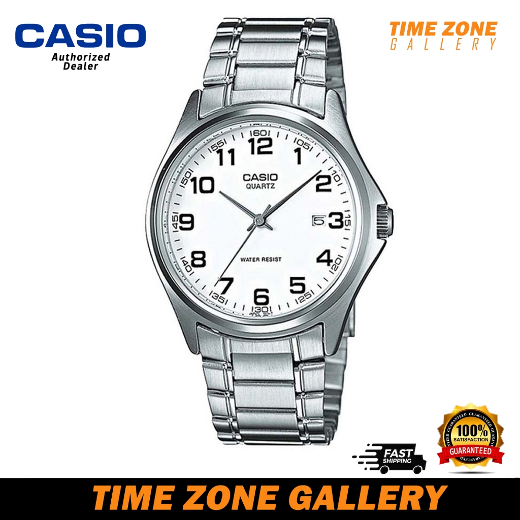 Casio MTP-1183 Series Silver Stainless Steel Men Watch MTP-1183A-7BDF ...