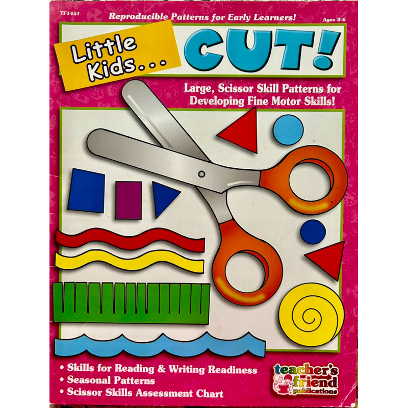 cutting skill patterns for developing fine motor skills | Shopee Malaysia