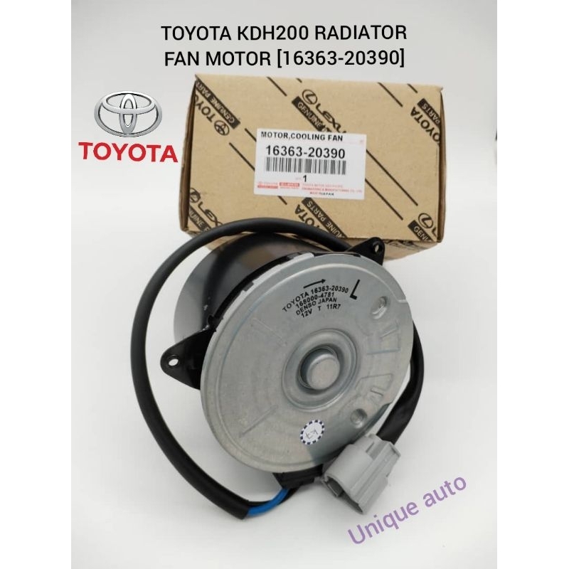 TOYOTA KDH200 RADIATOR FAN MOTOR [16363-20390] | Shopee Malaysia