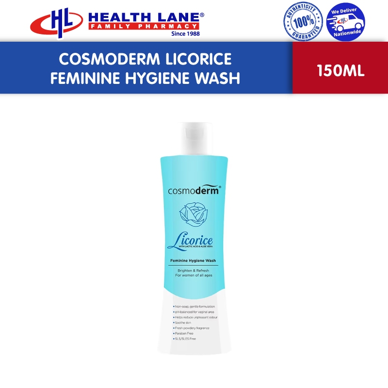 Cosmoderm Licorice Feminine Hygiene Wash (150ml) | Shopee Malaysia