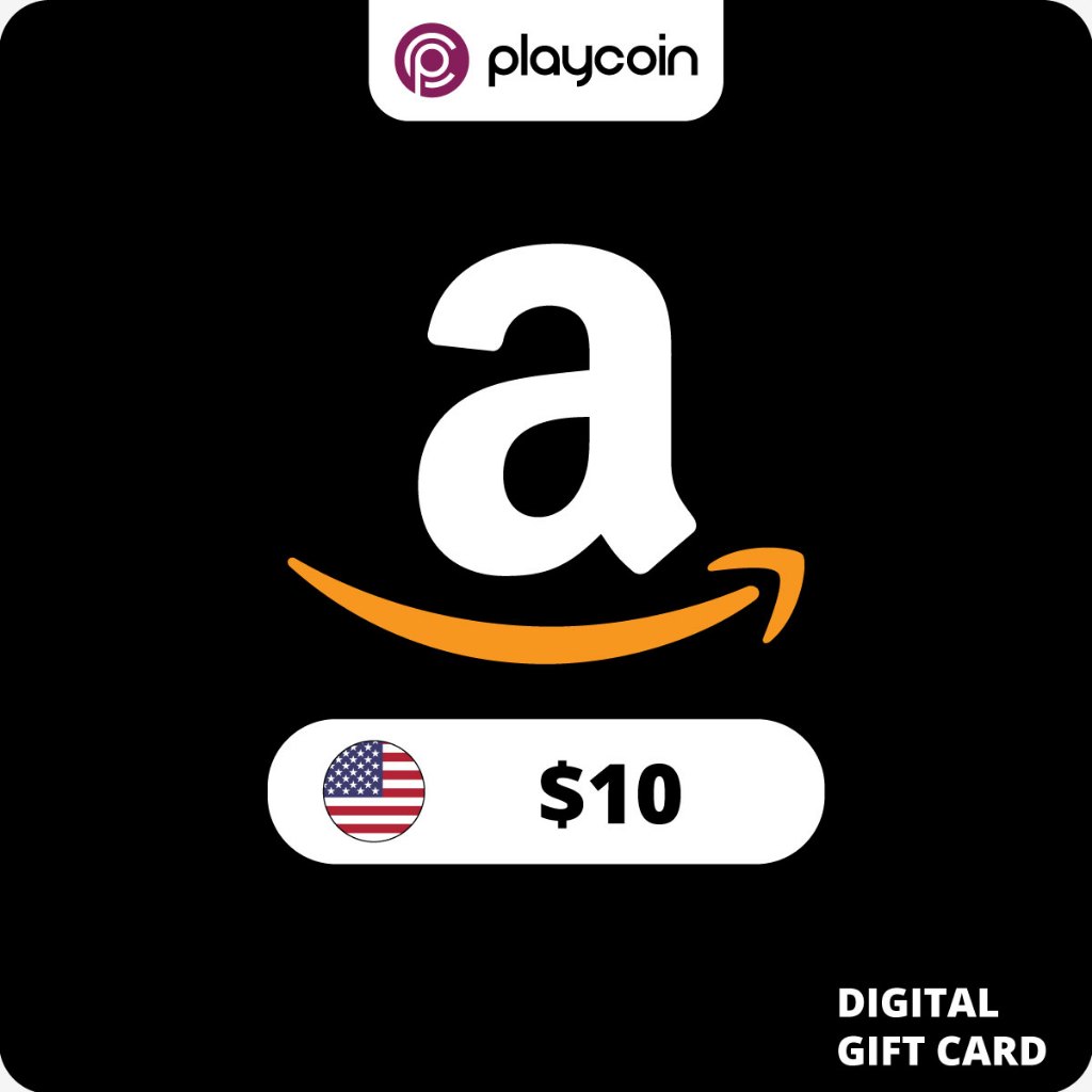 [E-MAIL Instant Delivery 24/7] Amazon Gift Card - 10 USD [PlayCoin] | Shopee Malaysia