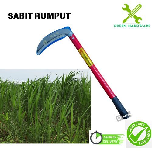 Sabit Rumput /Pisau Rumput/Steel Handle Sickle/Pisau Sabit/Sabit ...