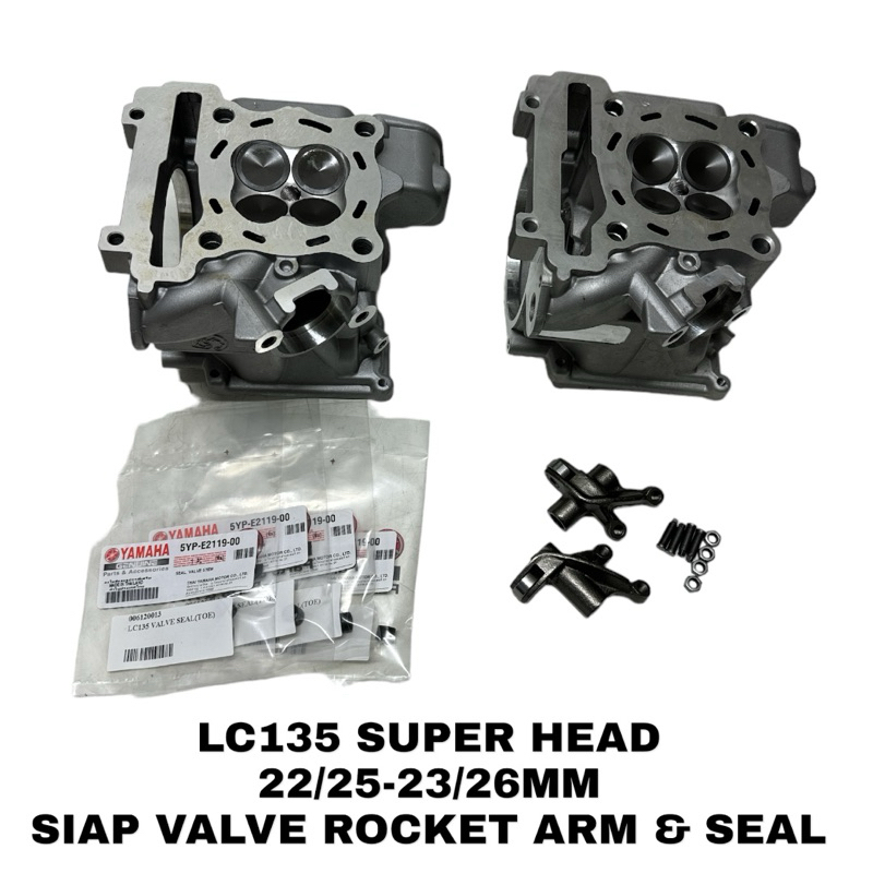 LC135 SUPER HEAD FULL SET (22/25-23/26) NO VPRO | Shopee Malaysia