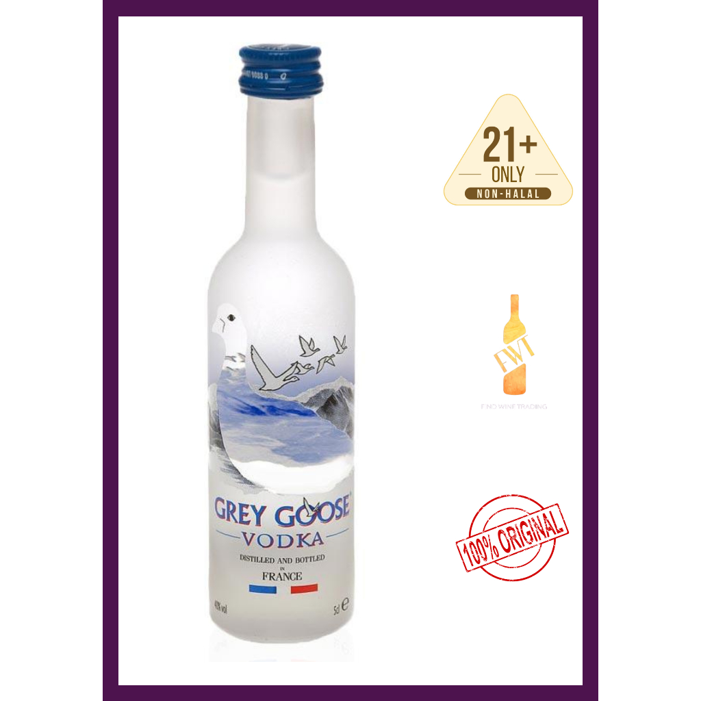 Grey Goose Vodka 40 ABV 50ML MINIATURE | Shopee Malaysia