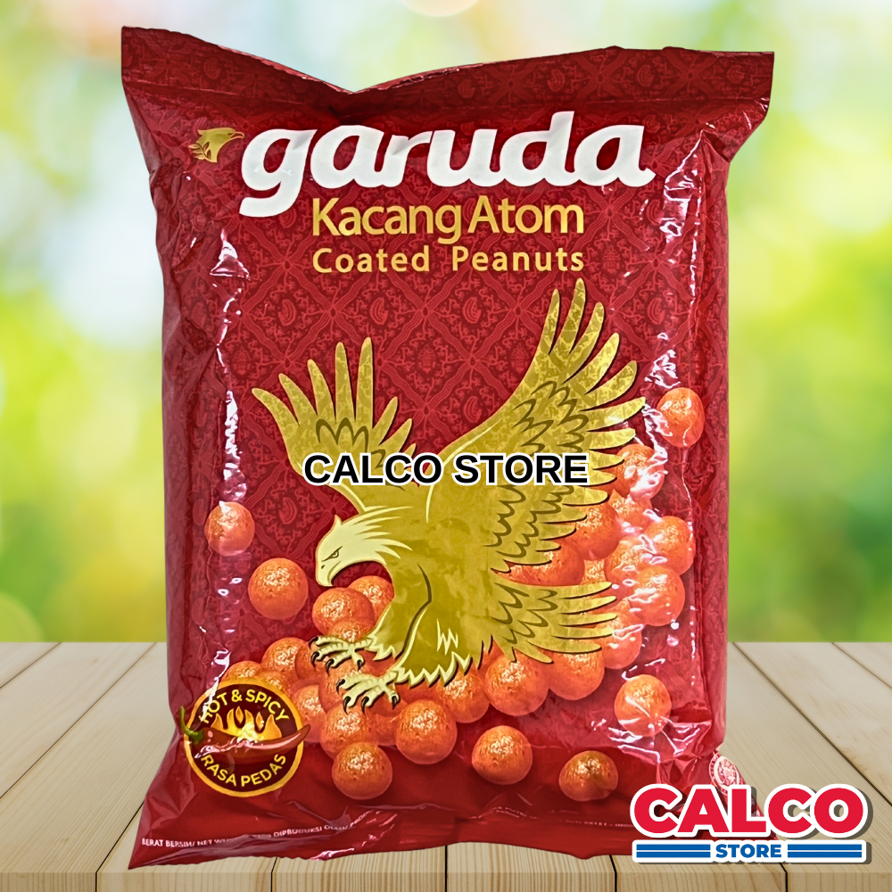 230g Garuda Brand Kacang Atom Coated Peanuts Hot & Spicy Rasa Pedas Halal | Shopee Malaysia