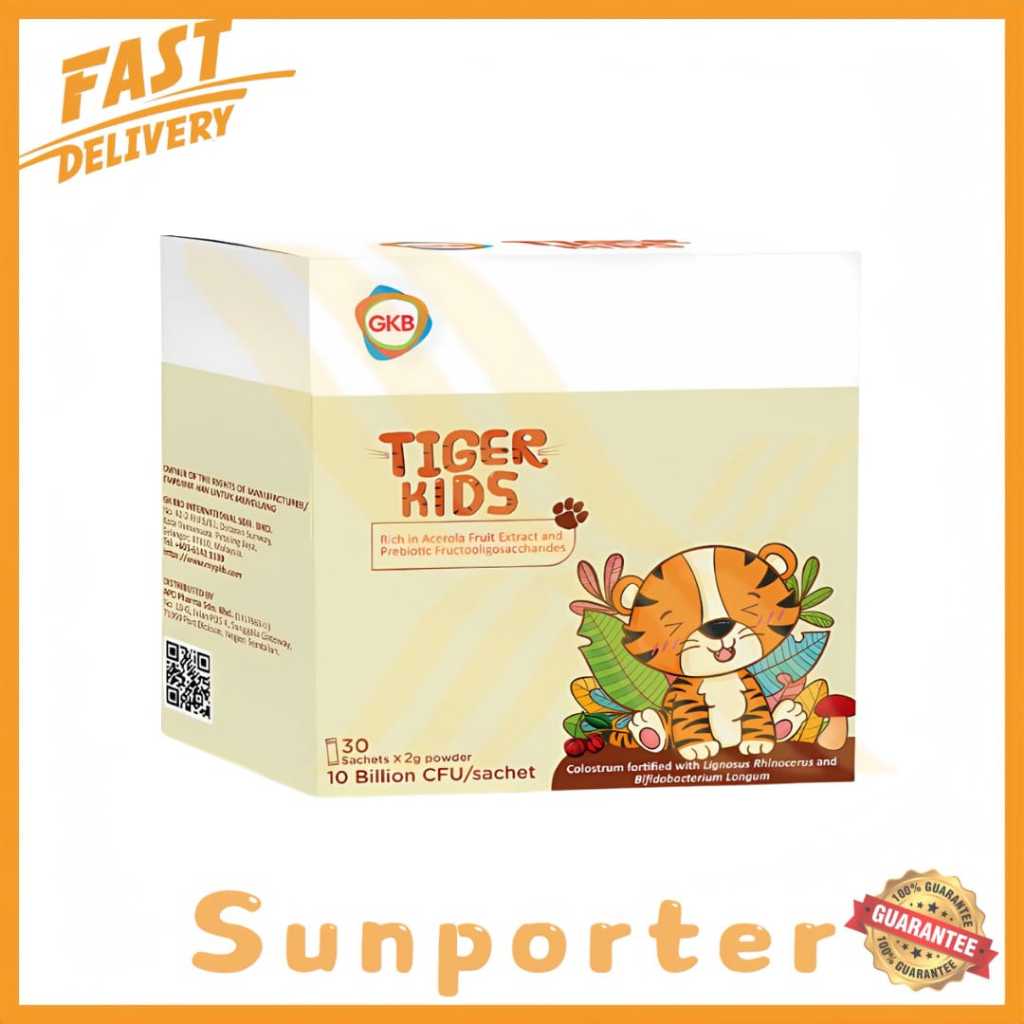 GKB Tiger Kids Immunity Booster (2g X 30s) | Tiger milk mushroom/kids ...
