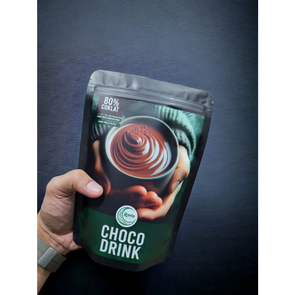 Rania Choco Drink | Pek Kecil | 250gm | 80% Choco Powder | Kurma Dan ...