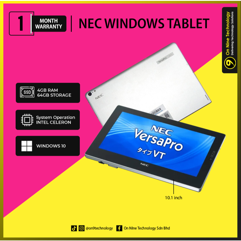 (CHEAPEST USED TABLET WINDOWS) MURAH NEC VERSAPRO NETFLIX, OFFICE ...
