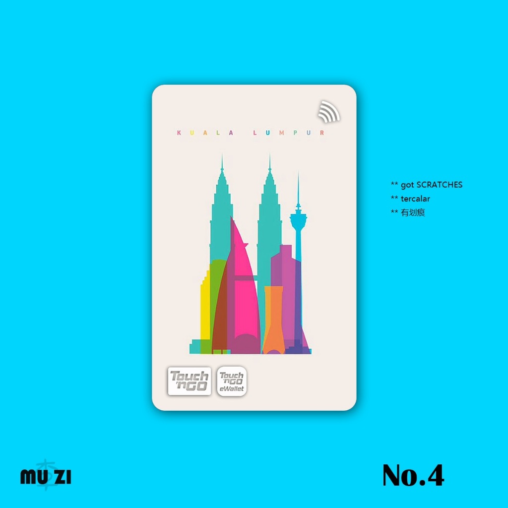 Malaysia KLCC TnG Card STICKER NFC STICKER Waterproof Thick Hard ...