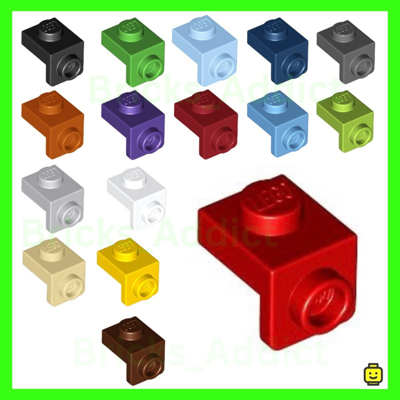 LEGO PARTS (NEW) (GENUINE) 36841 Bracket 1x1 - 1x1 Assorted Colours ...