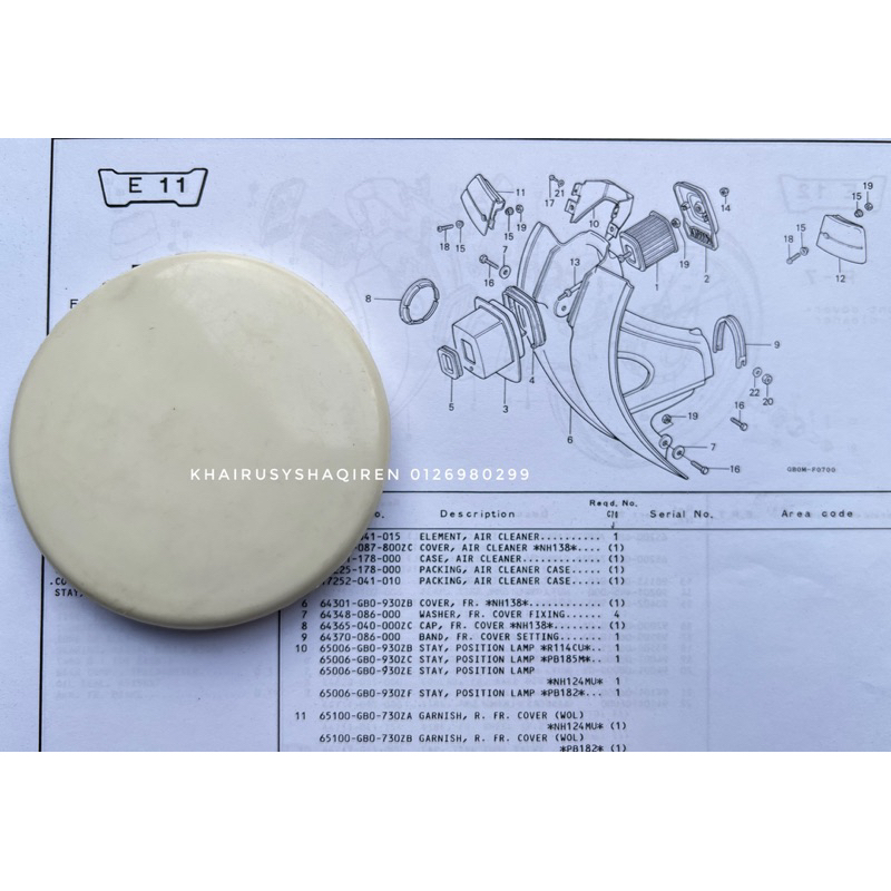 Honda C70 / C90 / GBO / GBOJ Cap Leg Shield NEW | Shopee Malaysia