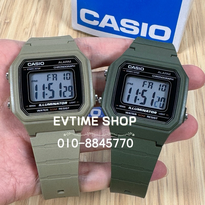 100% ORIGINAL CASIO DIGITAL W-217H-3AV / W-217H-5AV / W-217H-3A / W ...
