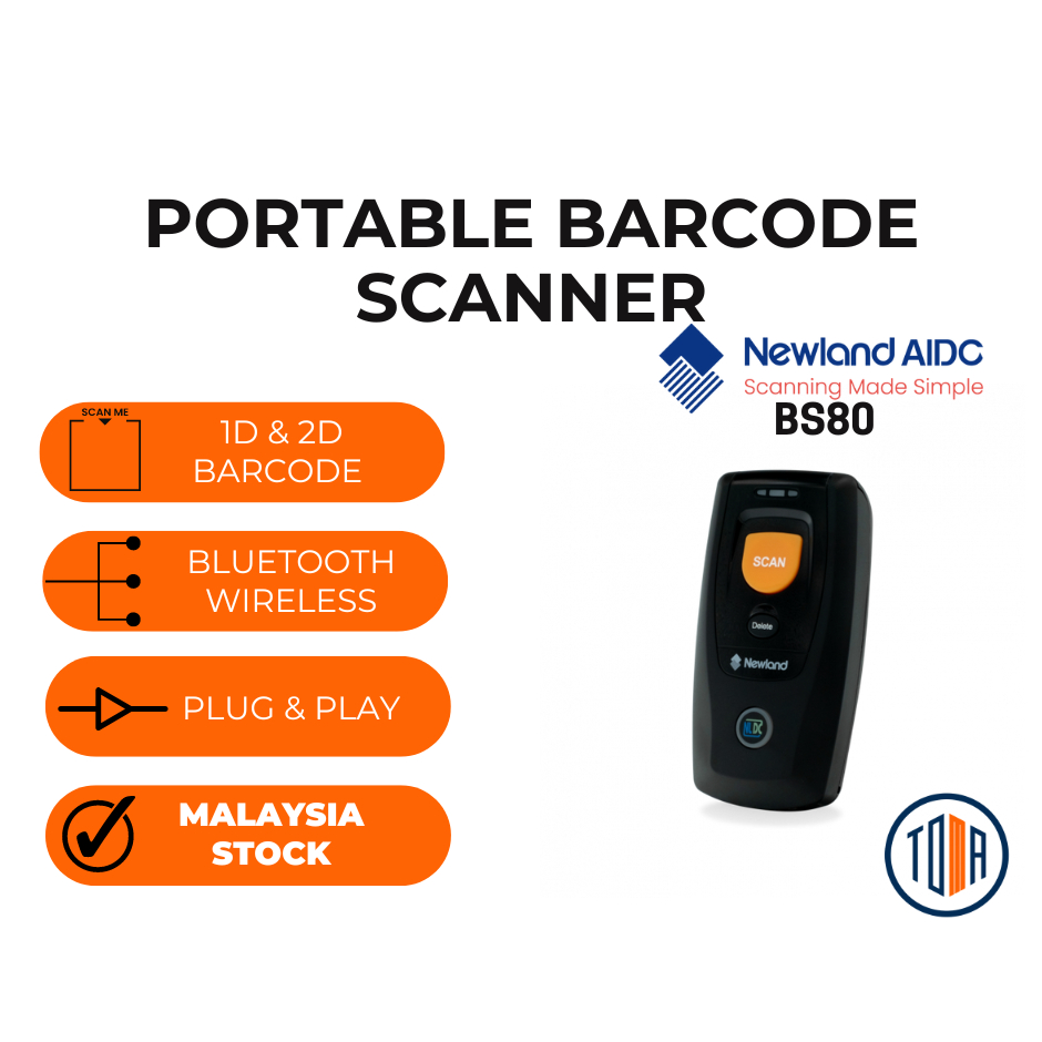 Newland BS80 1D/2D Portable Scanner Wireless Scanner | Shopee Malaysia