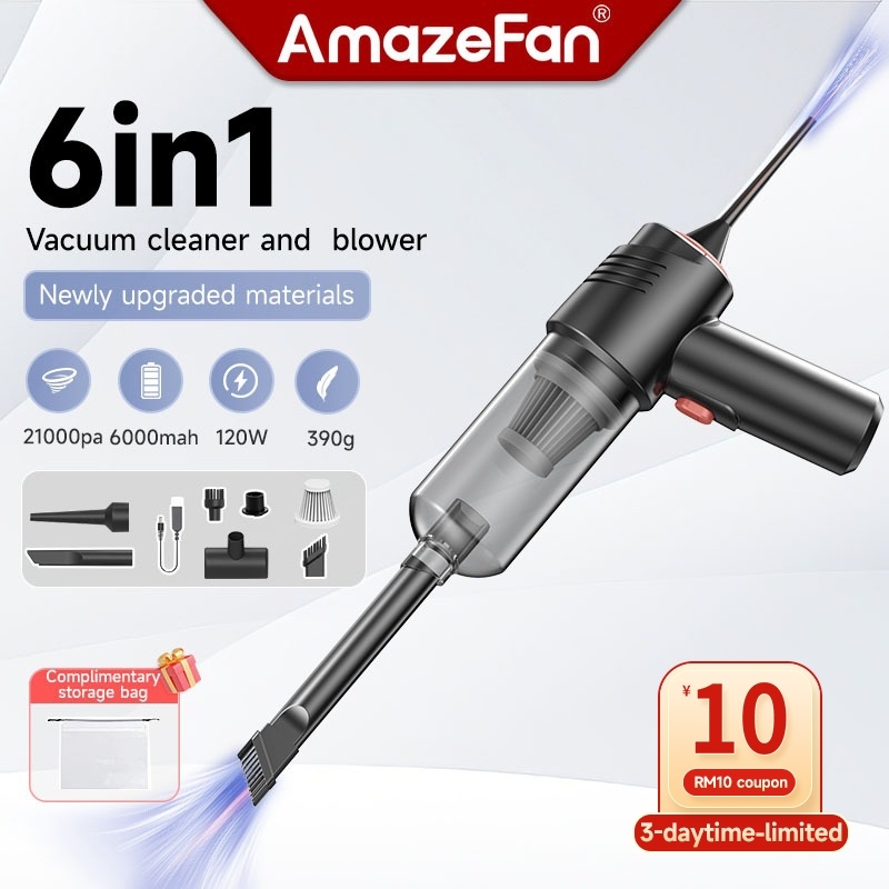 Amazefan 21000pa Cordless Vacuum Cleaner 7 4v Blower Wireless Vacuum