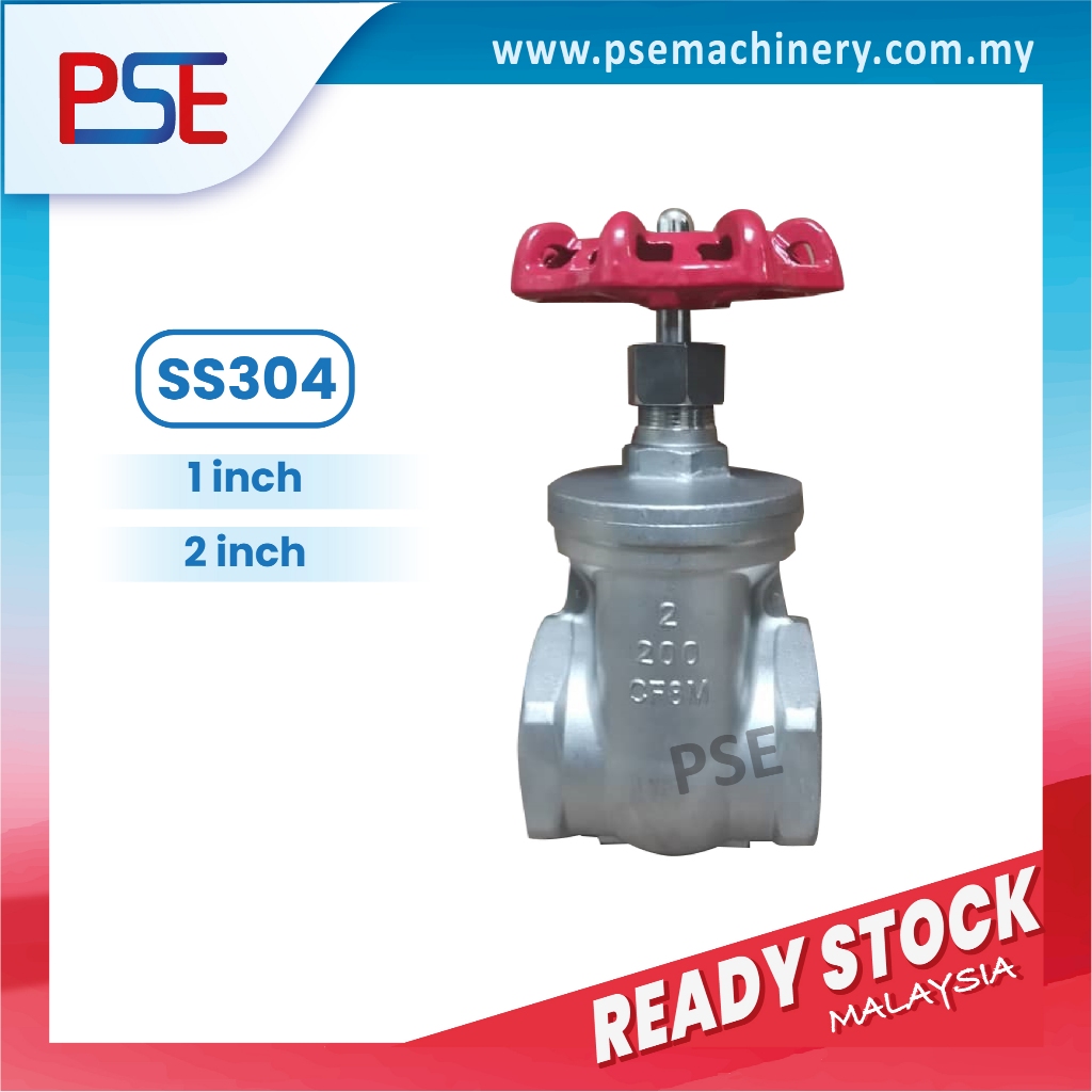 SUS304 Stainless Steel Stop Valve Gate Valve 1INCH / 2INCH 200 CF8M ...
