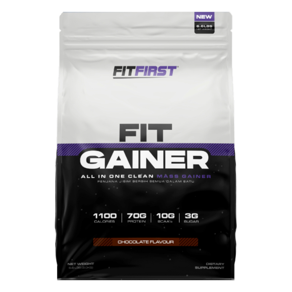 FIT FIRST GAINER (3kg)- Mass gainer +Menaikkan Otot/Berat+Bina Otot ...
