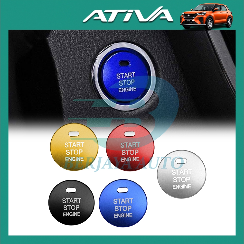 Perodua Ativa (2021 - 2024) Push Start Button Lining Ring & Cover ...