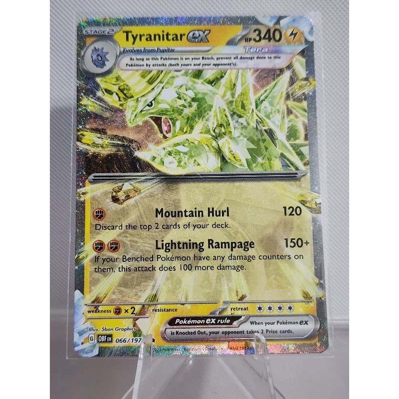 2023 Tyranitar Ex Card (Rare Holo) | Shopee Malaysia