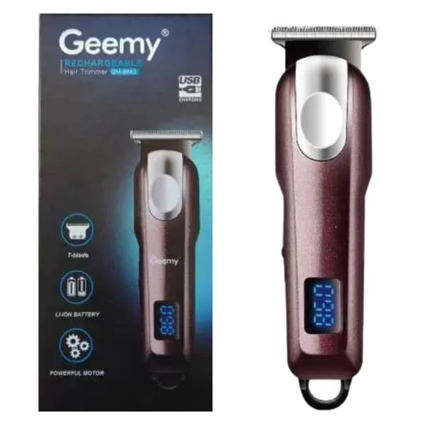 Geemy GM 6662 Hair Clipper Rechargeable Hair Trimmer Men Beard Trimmer ...