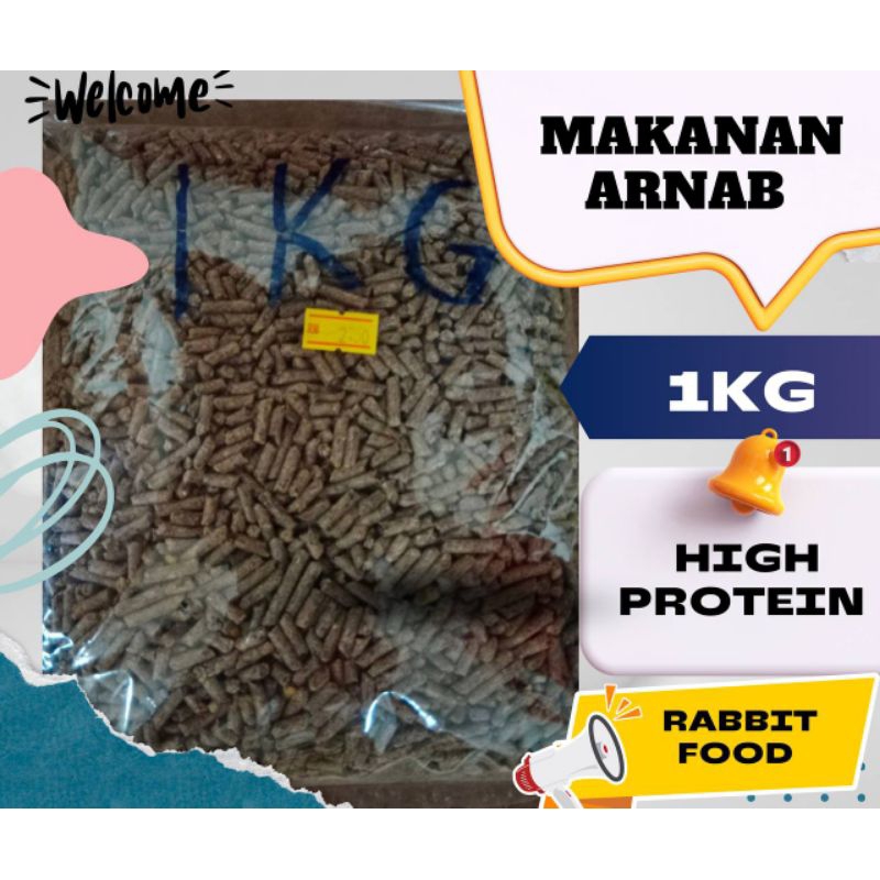 1kg Makanan arnab/ rabbit food / repack | Shopee Malaysia