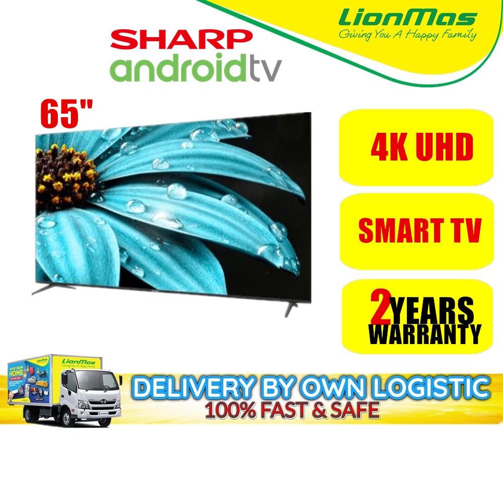 SHARP 65" 4K UHD Android Smart LED TV | Shopee Malaysia