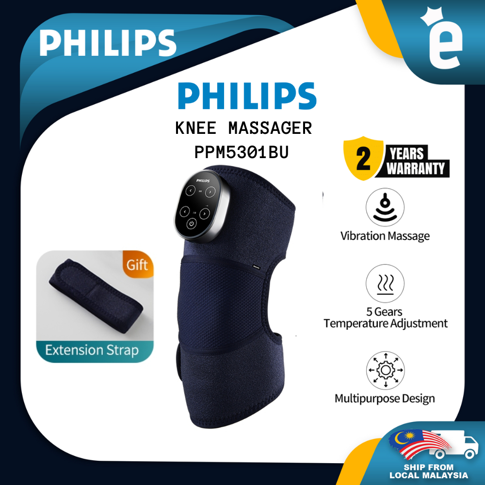 Philips Knee Massager Joint Heating Vibration NTC Temperature Control ...