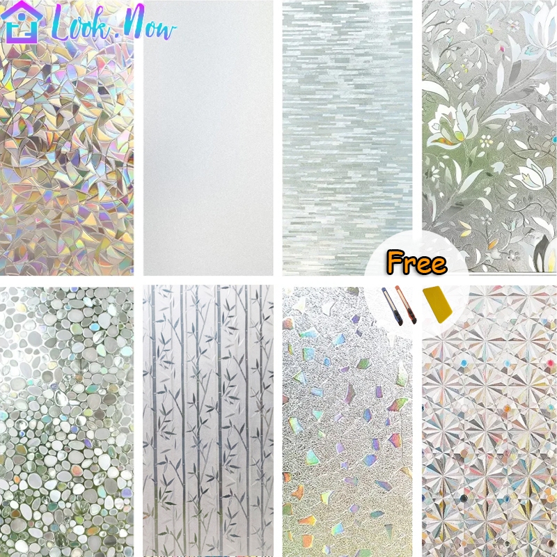 【Local Sellers】3D vacuum glass sticker for window film tinted tingkap ...