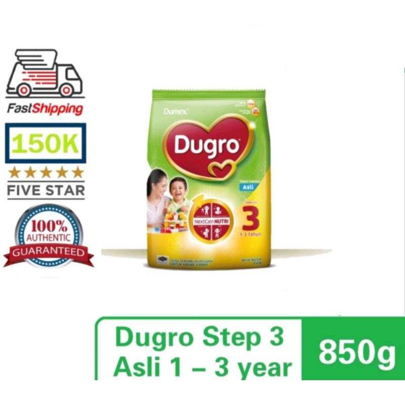 DUGRO 3 ASLI 1-3 YEARS 850g EXP 3/2025 | Shopee Malaysia
