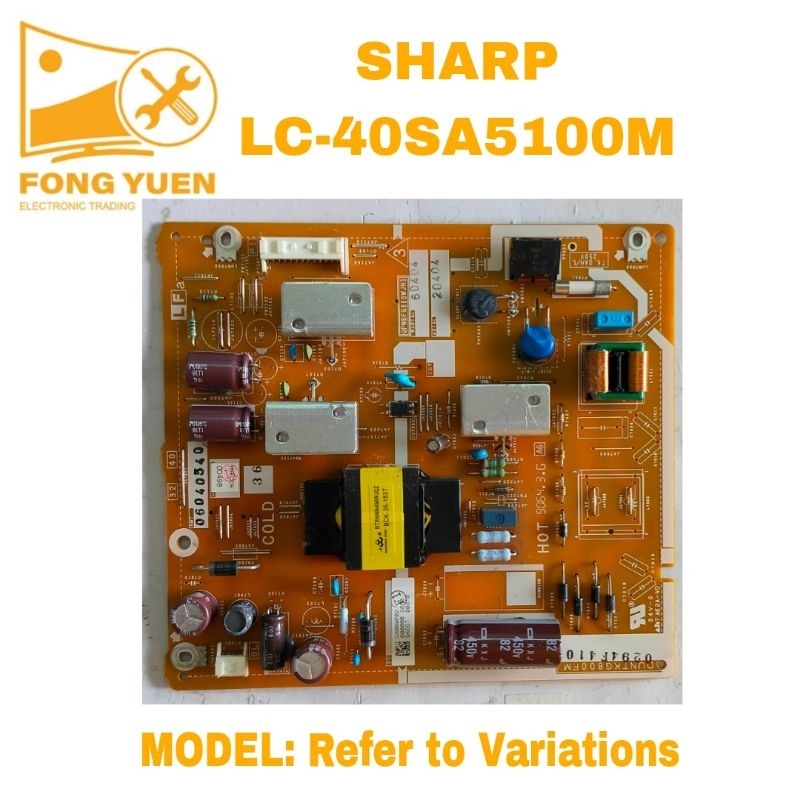 SHARP TV POWER BOARD LC-40SA5100M | Shopee Malaysia
