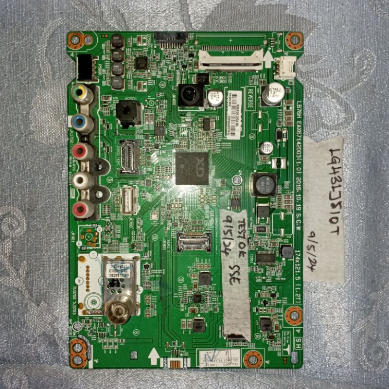 LG 43LJ510T/AIO BOARD/TCON | Shopee Malaysia