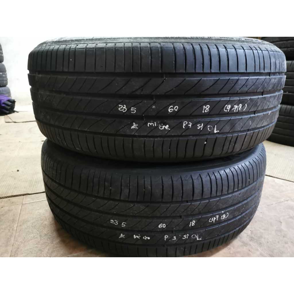 Used Tyre Secondhand Tayar MICHELIN PRIMACY 3ST 235/60R18 70% Bunga Per 1pc | Shopee Malaysia