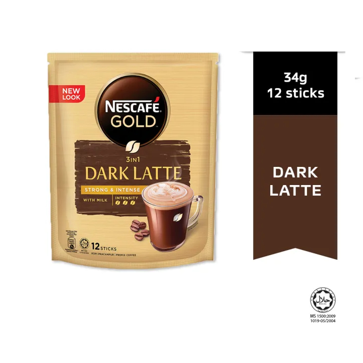 NESCAFE GOLD Dark Latte 31g x 12 Sticks | Shopee Malaysia
