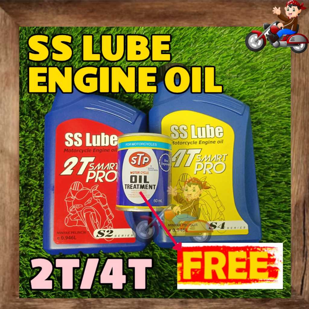 SS LUBE ENGINE OIL MINYAK HITAM 2T/4T SMART PRO MOTORCYCLE Y15 LC135 ...