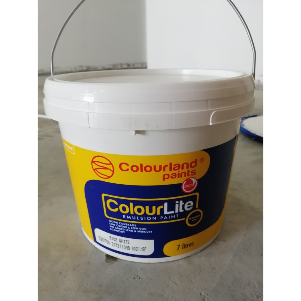 ( 7 LITRE COLOURLITE ) COLOURLAND COLOURLITE EMULSION PAINT CAT RUMAH ...