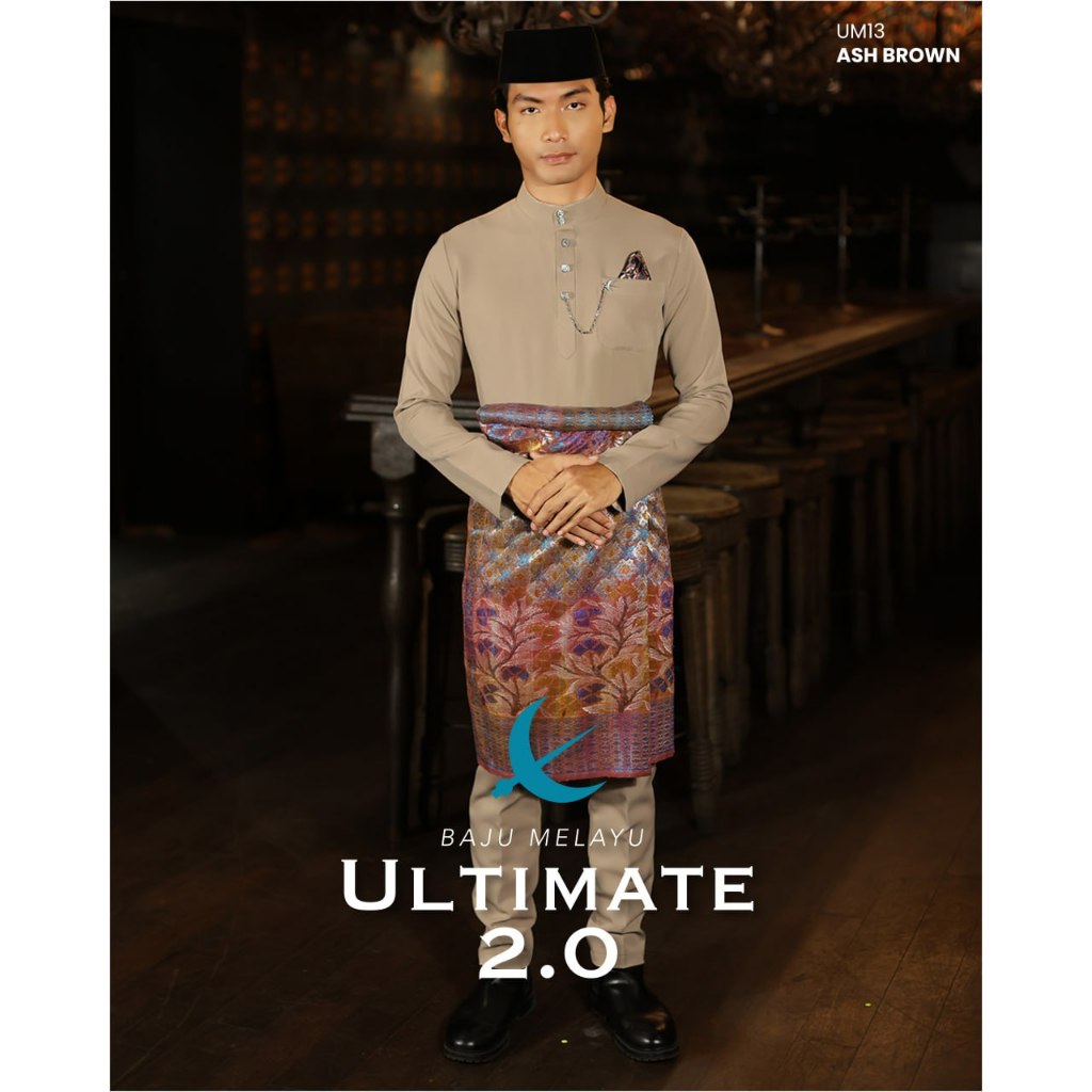 [Free Sampin] Baju Melayu Elrah Ultimate 2.0 [Brown Series 2] | Shopee Malaysia