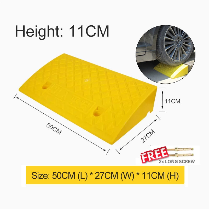 Step Mat Ramp Portable Curb Ramps Heavy Duty Plastic Threshold Ramp Kit ...