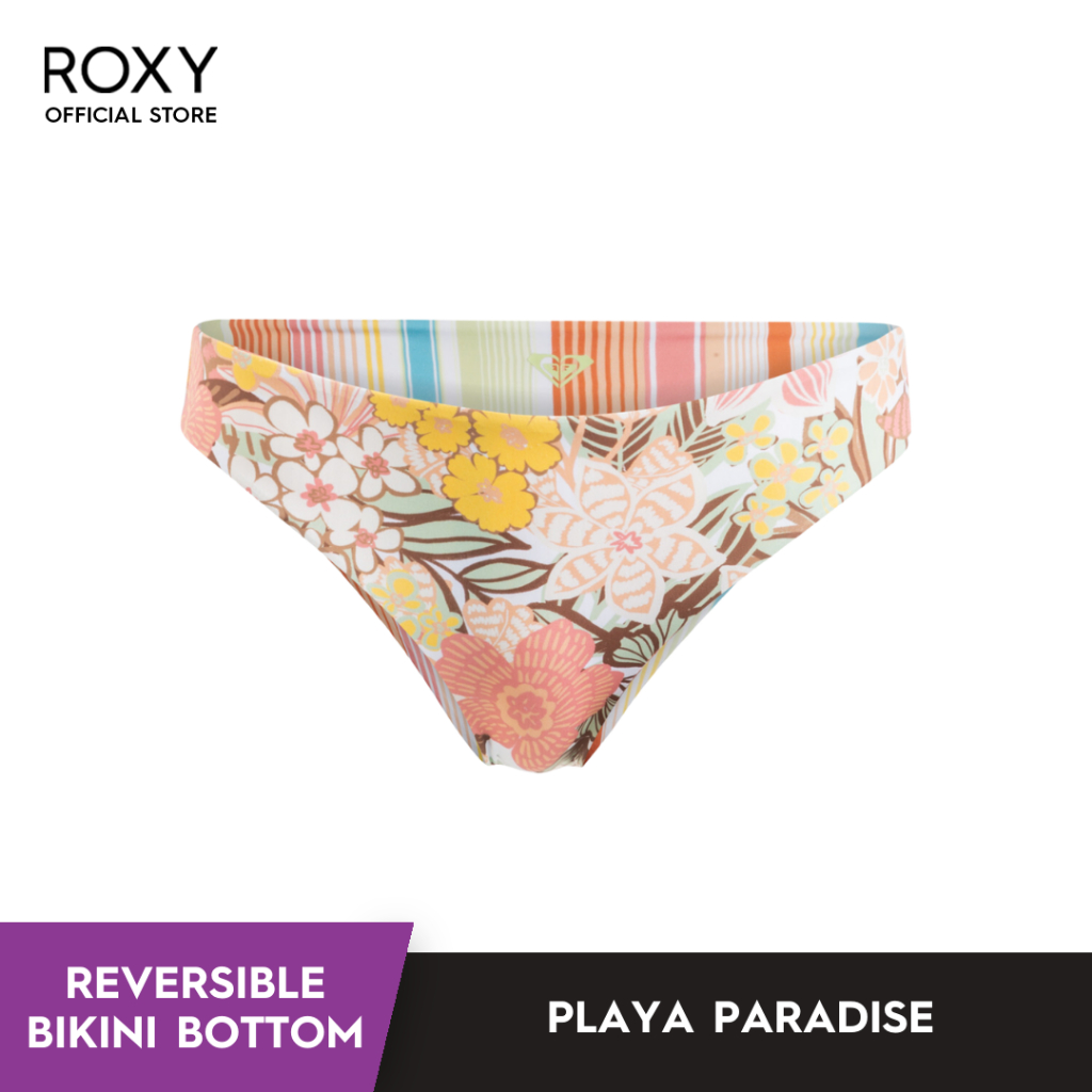 Roxy Women Playa Paradise Reversible Bikini Bottoms - White Viva La Vida | Shopee Malaysia