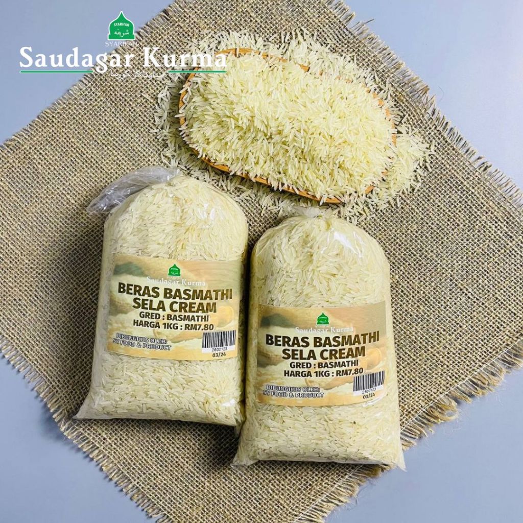 READYSTOCK🔥BERAS BASMATHI INDIA PUSA 1KG / Beras Wangi / Beras Panjang ...