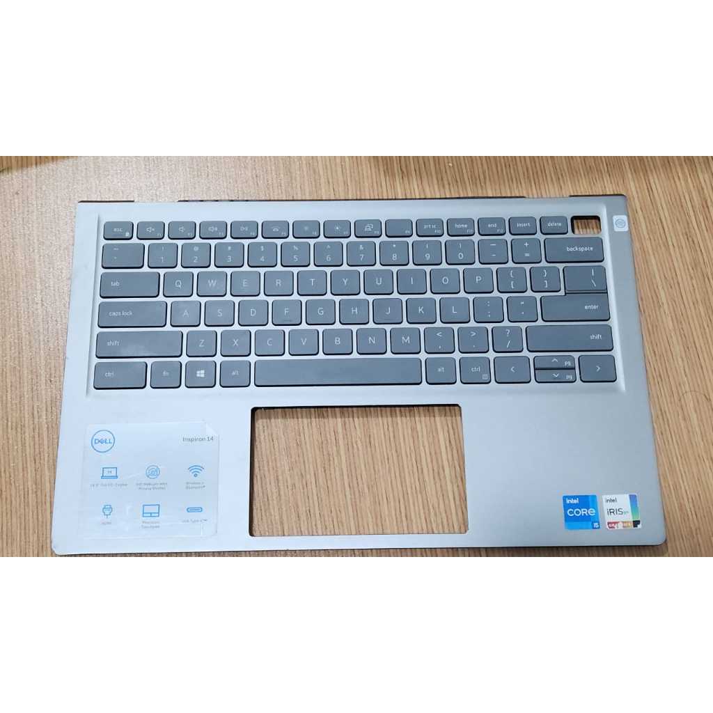 Dell Inspiron 5410 5415 Palmrest US Backlit Keyboard Upper Case 0RVGKC ...