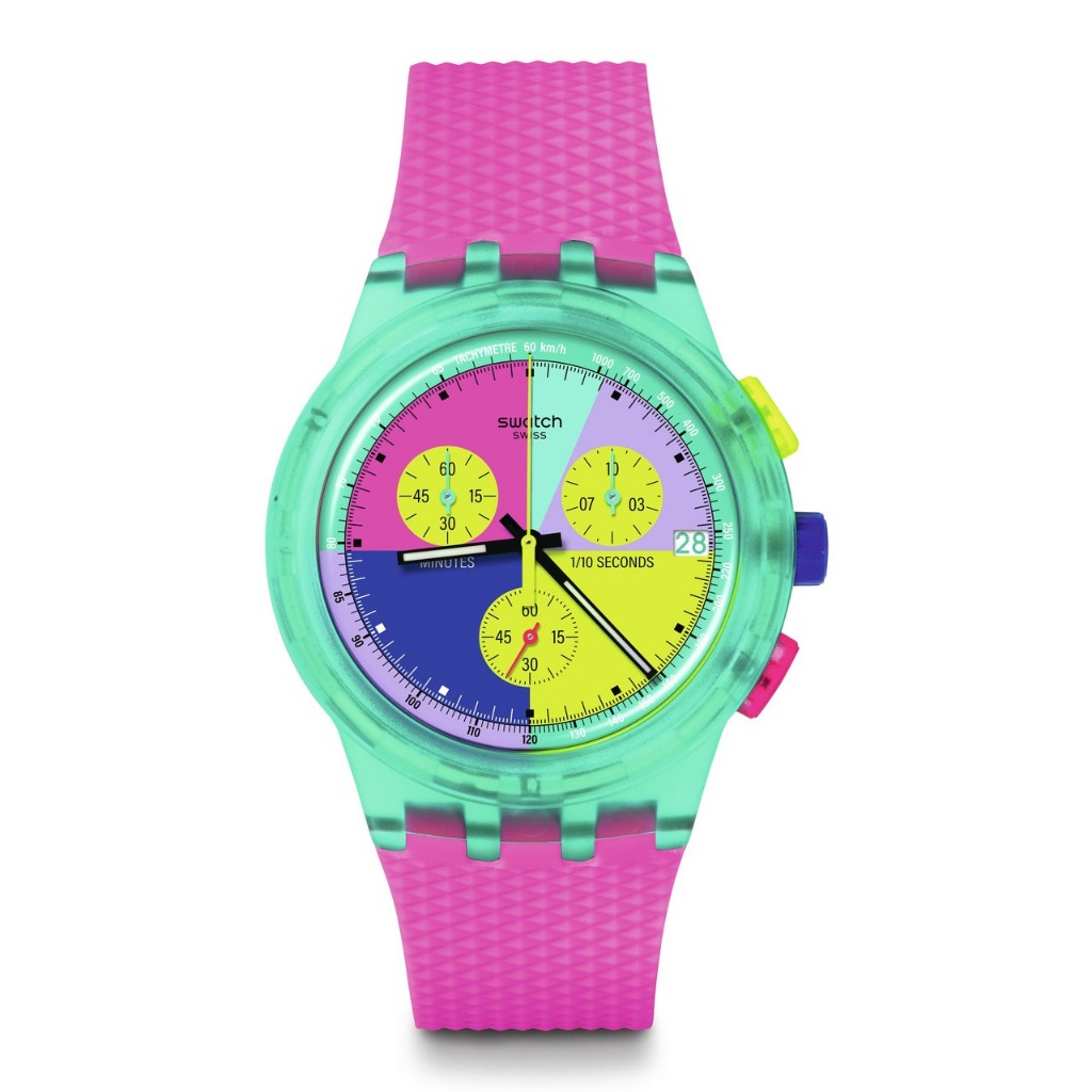 Swatch NEON FLASH ARROW Watch 42mm SUSG408 | Shopee Malaysia
