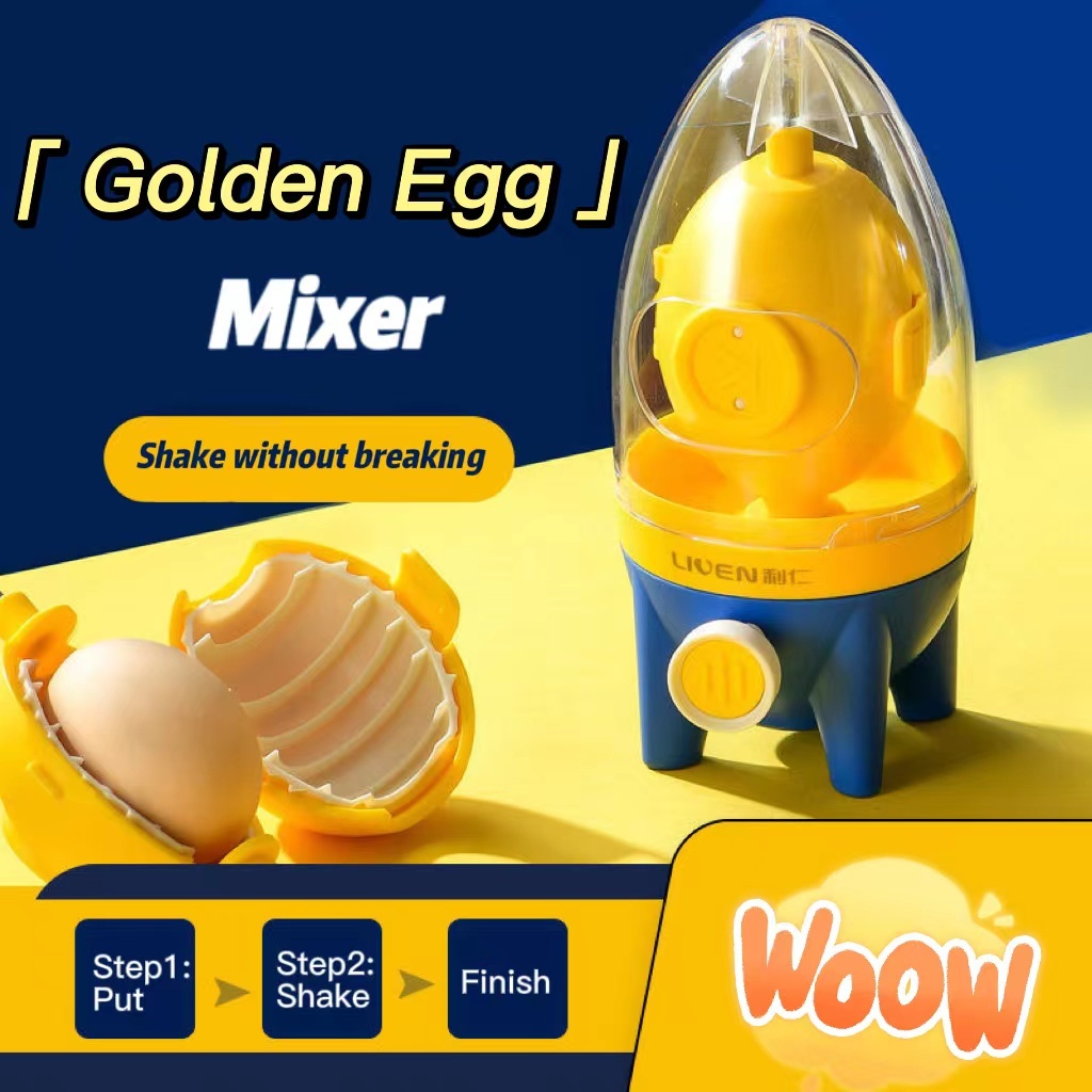 [Ready stock] Egg shaker Manual Egg mixer Golden Egg Shaking and ...
