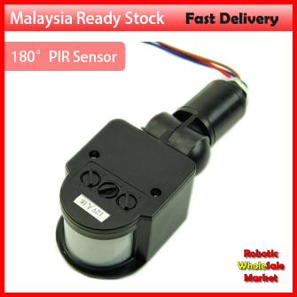 180° PIR Sensor – Infrared Motion Sensor – Body Infrared Switch Sensor ...