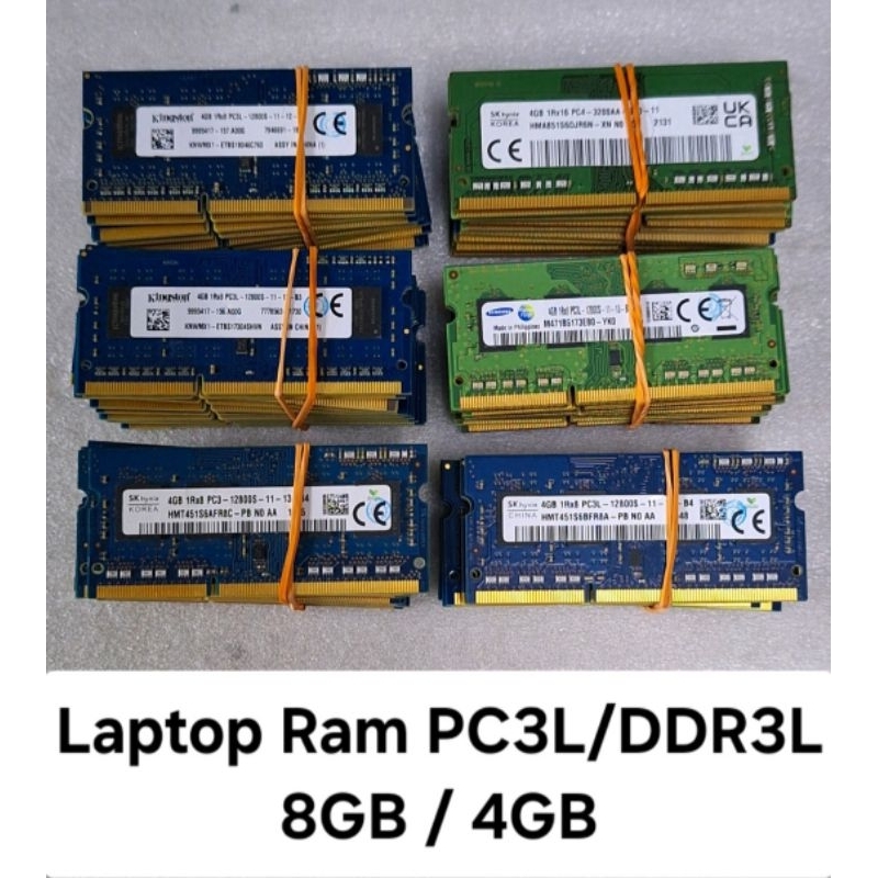 Laptop / Notebook / Sodium RAM DDR3 - DDR3 L DDR2 4GB / 8GB / 16GB ...