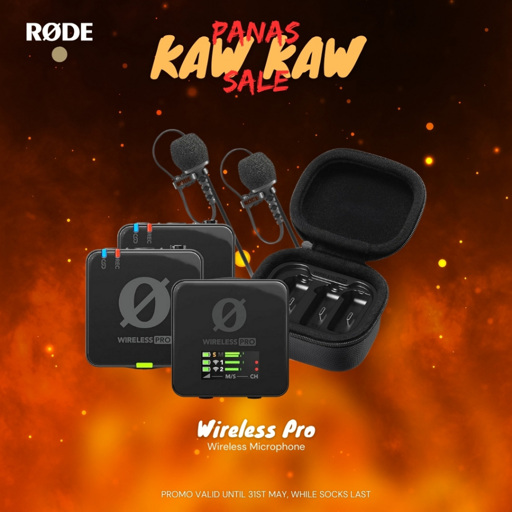 RØDE Wireless PRO Compact Wireless Microphone System | 40 Hours ...