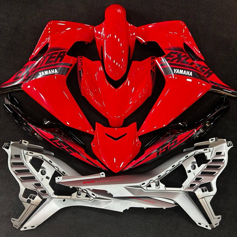 COVERSET Y16 EXCITER MERAH 2024 ABS | Shopee Malaysia