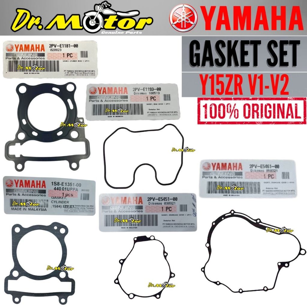 Y15ZR V1 V2 Y15 EXCITER 150 Gasket Block Cylinder Head Engine Clutch ...